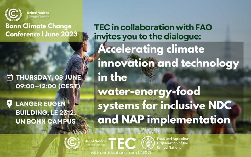 Bonn Climate Change Conference // Accelerating climate innovation and ...